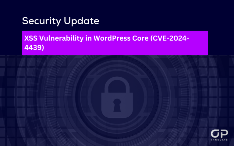 XSS Vulnerability in WordPress Core (CVE-2024-4439) - OP INNOVATE